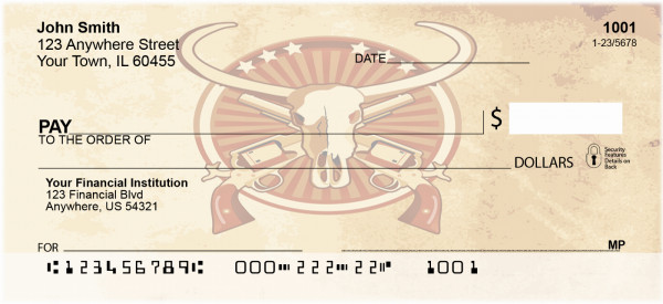 Wild West Personal Checks