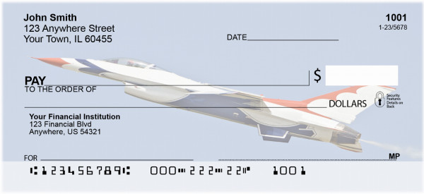 Air Force Demo Team Personal Checks | Bank Checks Now