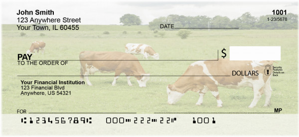 Crazy For Cows Personal Checks - Fun Cows | Bank Checks Now