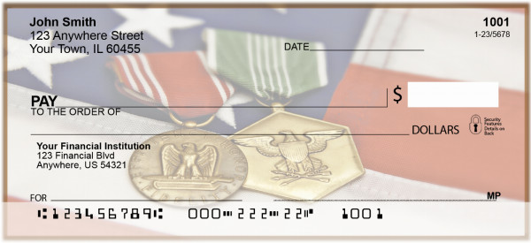 Military Service Medals Personal Checks