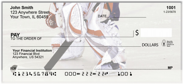 Ice Hockey Personal Checks - Bank Checks Now
