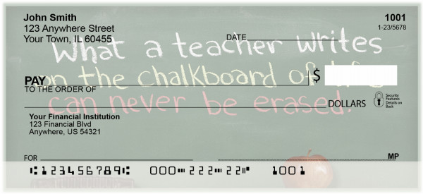 Teachers Make A Difference Personal Checks