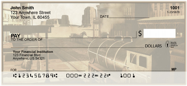 Old Western Towns Personal Checks