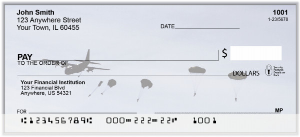 Army Airborne Missions Personal Checks | Bank Checks Now