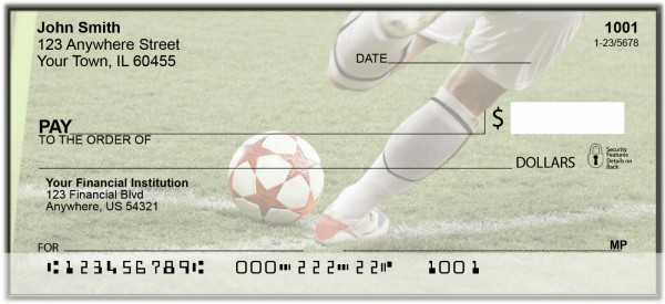 Soccer Kicks Personal Checks