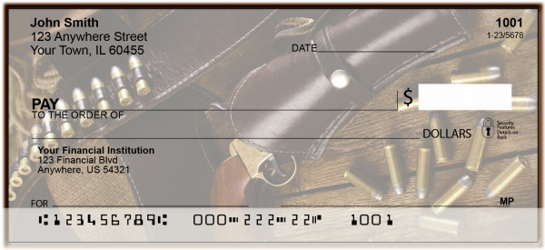 Guns of the Wild West Personal Checks