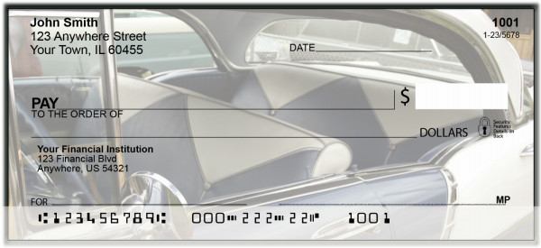 Classic Cars From The 50's Personal Checks