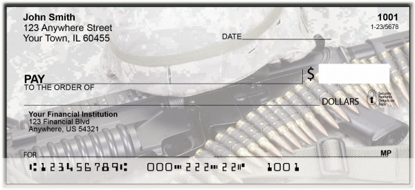 Military Combat Gear Personal Checks | Bank Checks Now