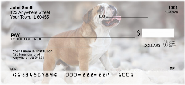 fun with bulldogs personal checks
