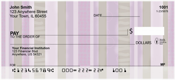 Modern Stripes Personal Checks