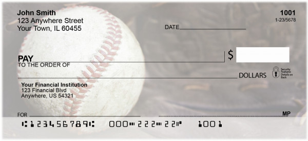 It's all about the Baseball Personal Checks